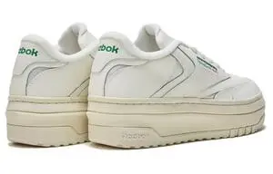REEBOK Club C Extra Platform Sneakers - Chalk/chalk/glen Green