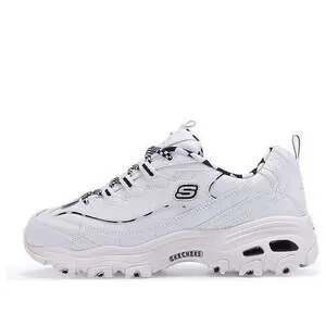 Sketchers D'lites 1.0 Low Shoes Gs - White