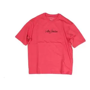 JORDAN Cursive Logo Sports Short Sleeve - Red
