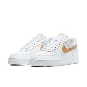 Nike Force 1 Low "club Gold Swoosh - White/yellow
