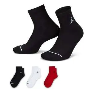 JORDAN Jumpman Ankle Socks 3 Pack - Black