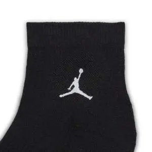 JORDAN Jumpman Ankle Socks 3 Pack - Black