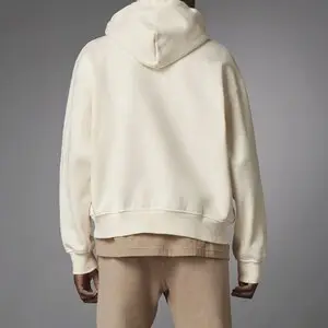 Adidas Originals Blue Version Series Cotton Hooded Pullover - White