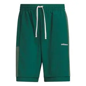 Adidas Originals Relaxed Fit Drawstring Shorts - Green