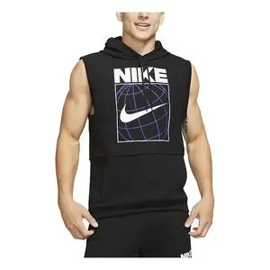 Nike Sleeveless Pullover Hoodie Vest - Black
