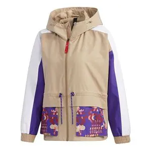 Adidas Cny Jacket Patchwork Print Sports Hooded Jacket - Default Color