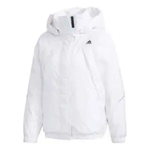 Adidas Down Field Jacket With Hood - White
