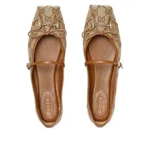 Gucci 26 Horsebit Ballet Flat