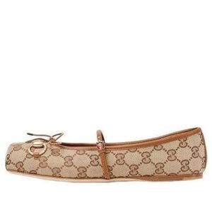 Gucci Gucci 26 Horsebit Ballet Flat Beige/brown