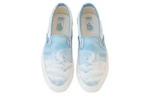 VANS Kith X Vault Og Classic Slip-on Lx 'clouds - White/blue