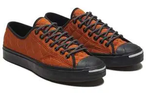 CONVERSE Jack Purcell Quilted Low Top Sneakers - Orange/black