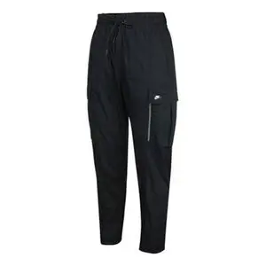 Nike Casual Cargo Big Pocket Breathable Long Pants - Black