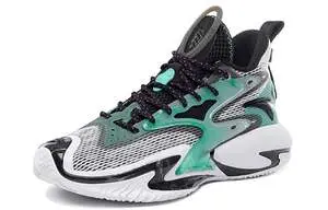 ANTA Shock The Game 5 Shoes 'crazy Tide - Back/white/green