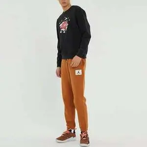 Nike Ss22 Solid Color Sports Pants/trousers/joggers Khaki