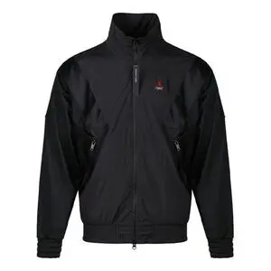 JORDAN Sports Stand Collar Windproof Woven Jacket - Black