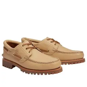 Timberland Authentic 3-eye Lug Handsewn Boat Shoes - Beige