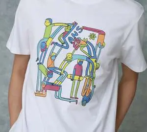 VANS Otw Lickpalik Cartoon Printing Short Sleeve Couple Style