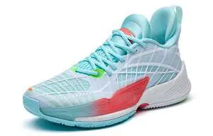 ANTA Light Crazy 3 Athletic Sneakers - Blue/white/red