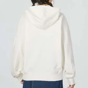 PUMA Classic Oversized Hoodie - White/grey