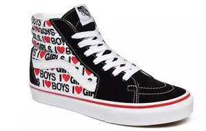 VANS Sk8-hi "i Heart" High Top Sneakers