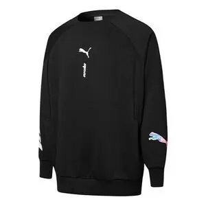 PUMA Logo Graphic Sweatshirt - Black