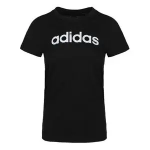 Adidas Sports Stylish Short Sleeve White - Black