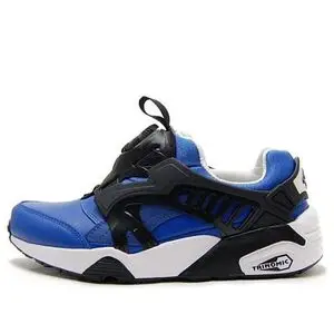 PUMA Disc Blaze Leather Running Sneakers - Blue/white