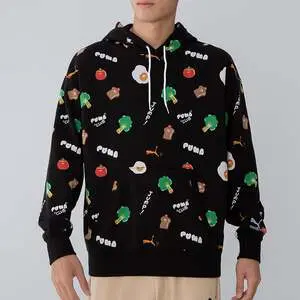 PUMA Graphic Print Pullover Hoodie