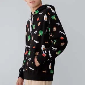 PUMA Graphic Print Pullover Hoodie