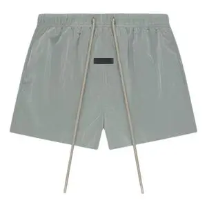 Fear Of God Crinkle Nylon Running Short - Seal