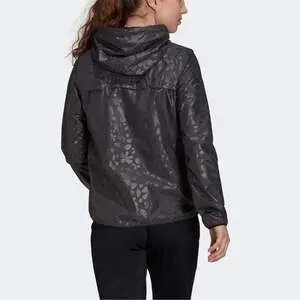 Adidas Logo Embossed Hooded Jacket