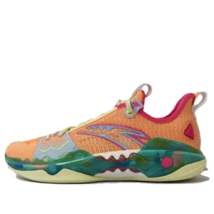 ANTA Shockwave 5 Pro Pe Athletic Sneakers - Orange/pink/blue