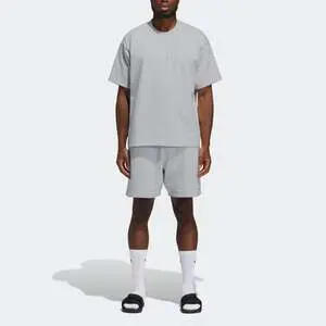 Adidas Originals X Fidong Solid Color Sports Casual Shorts - Light Grey