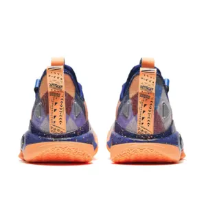 ANTA Shock Wave 5 Pro Canvas Sneakers - Blue/orange