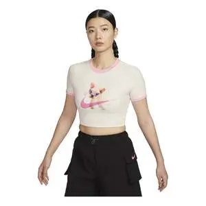 Nike Slim Cropped T-shirt - Sail