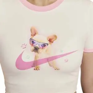 Nike Slim Cropped T-shirt - Sail