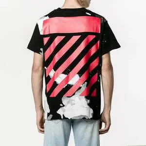 Off-White Splash Ink Short Sleeve - Black