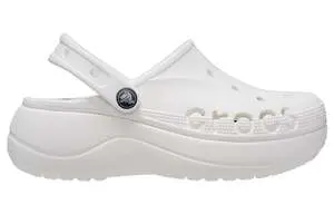 CROCS Classic Baya Platform Slide - White
