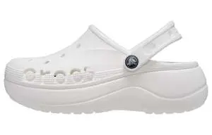 CROCS Classic Baya Platform Slide - White