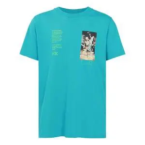 Off-White Mona Lisa Print T-shirt - Blue