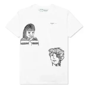 Off-White Mona Lisa Print T-shirt - White