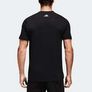 Adidas Comm Tee Logo Printing Sports Knit Short Sleeve