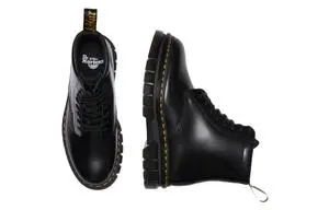 Dr. Martens Smooth Leather Platform Lace Up Boots