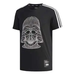 Adidas Neo Sw Tee 5 Reflective Printing Round Neck Short Sleeve - Black
