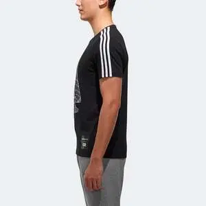 Adidas Neo Sw Tee 5 Reflective Printing Round Neck Short Sleeve