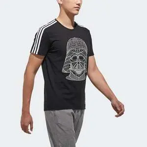 Adidas Neo Sw Tee 5 Reflective Printing Round Neck Short Sleeve