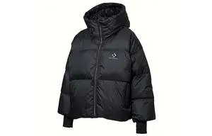 CONVERSE Short Down Fill Hooded Puffer Jacket