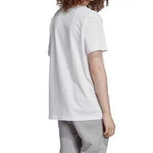 Adidas Originals Embroidered Shoe Printing Short Sleeve - White