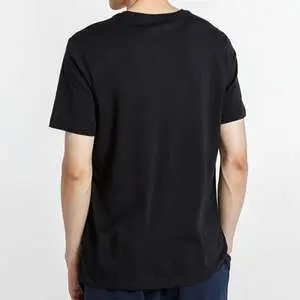 Nike Big Swoosh Tee Large Casual Sports Short Sleeve - Black