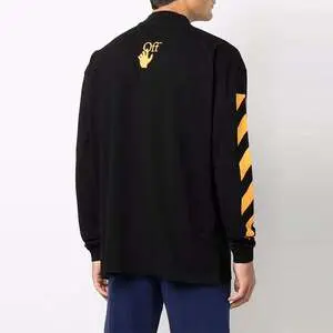 Off-White Caravaggio Painting Pattern Long Sleeve Top